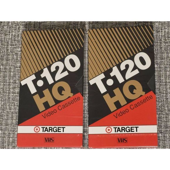 Target | Media | Lot Of 2 Sealed New Blank Targett2 Hq Vhs ...